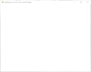 JavaFX 101: How to Add Icons to Stages