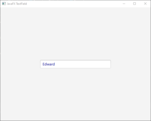 JavaFX TextField