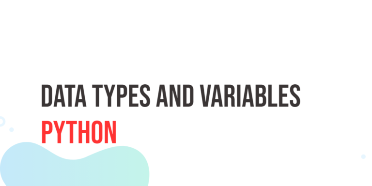 Python Data Types And Variables