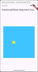 Flutter: Align Widget