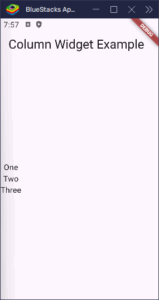 Flutter: Column Widget – Building Vertical Layouts
