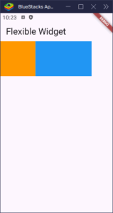 Flutter: Flexible Widget