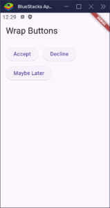 Flutter: Wrap Widget