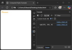 JavaScript: Getting Computed CSS Property Values