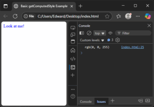 JavaScript: Getting Computed CSS Property Values