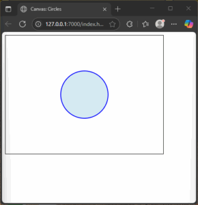 JavaScript Canvas: Drawing Circles and Arcs