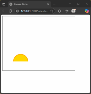 JavaScript Canvas: Drawing Circles and Arcs