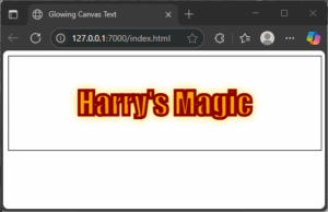 JavaScript Canvas: Drawing Text
