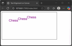 JavaScript Canvas: Drawing Text