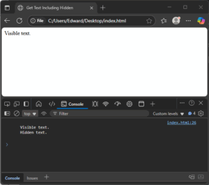 JavaScript Element Content